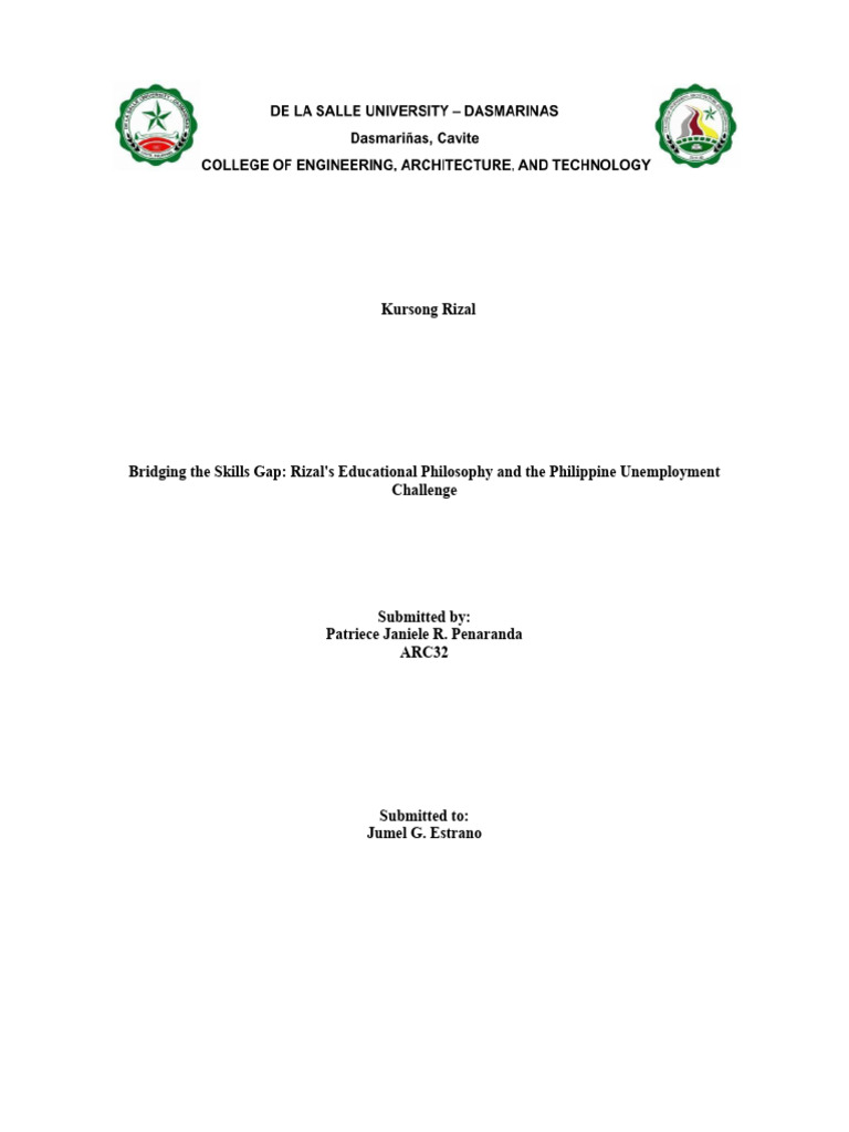 Penaranda - Bridging The Skills Gap | PDF | Unemployment | Labour Economics