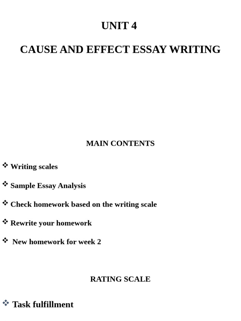Cause and Effect Essay Writing Guide | PDF | Obesity | Chronic Condition