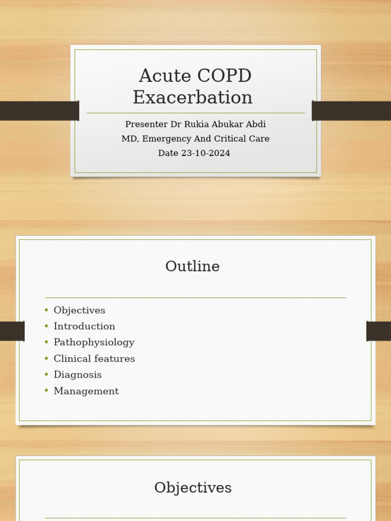 6-Acute COPD Exacerbation | PDF | Chronic Obstructive Pulmonary Disease ...