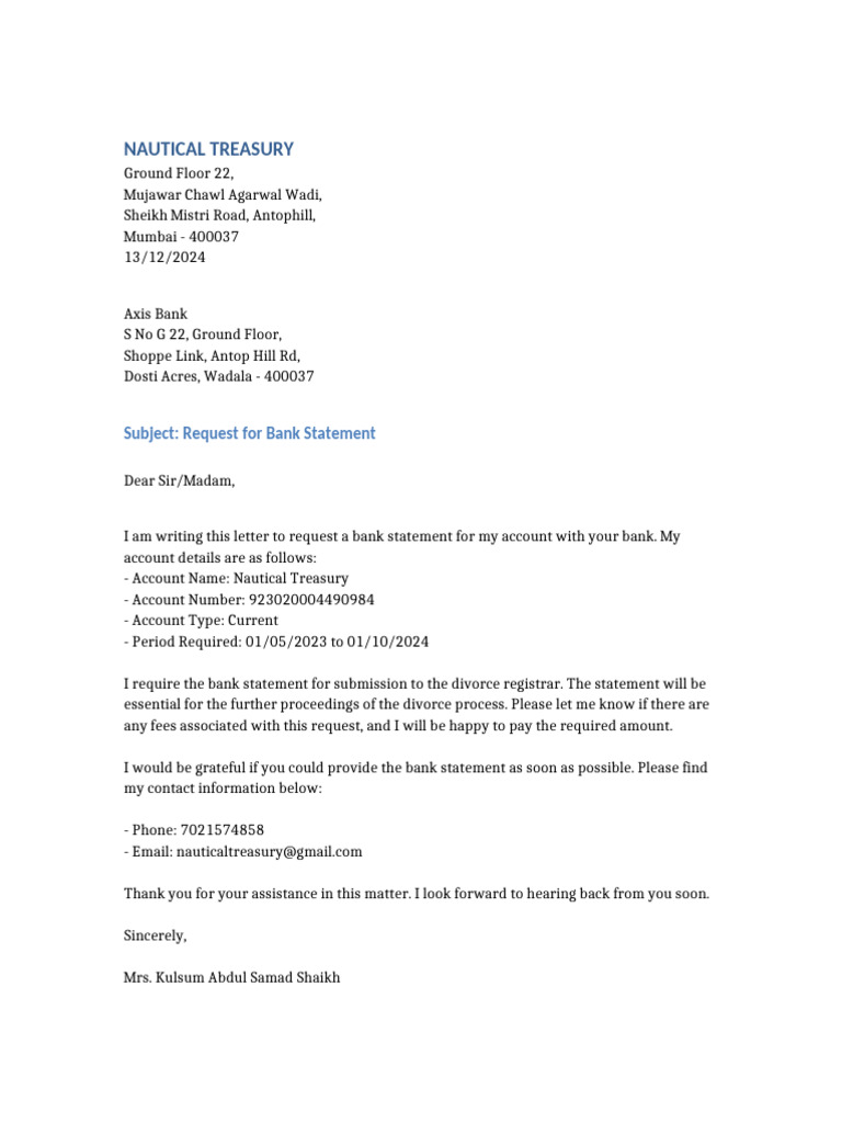 Request_for_Bank_Statement_Adjusted | PDF