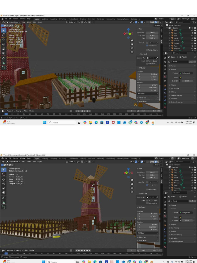 Poultry Farming Blender 3D Model | PDF