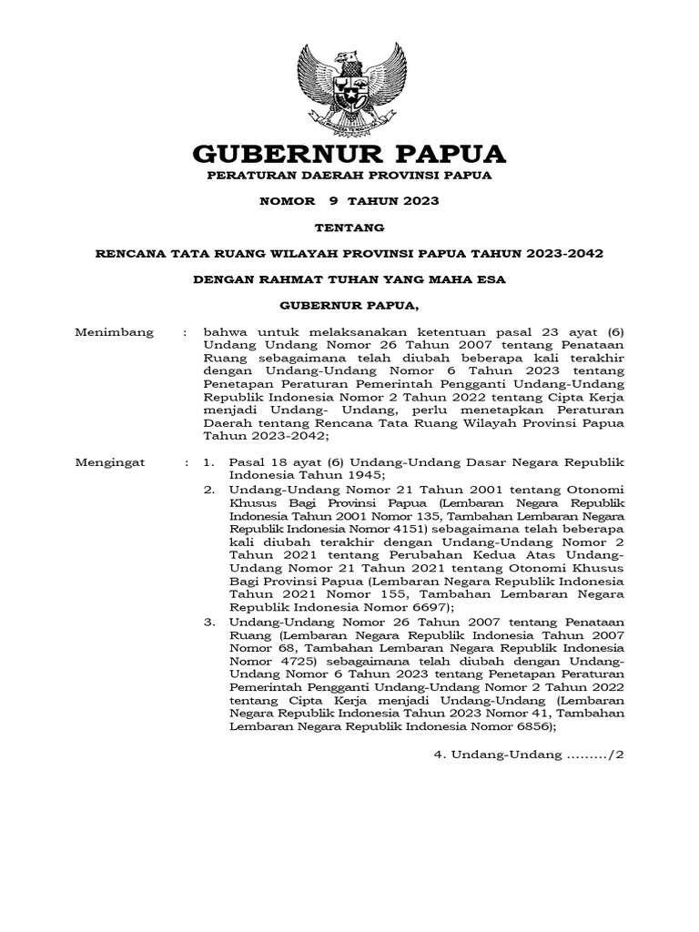 Perda Nomor 9 Tahun 2023 | PDF