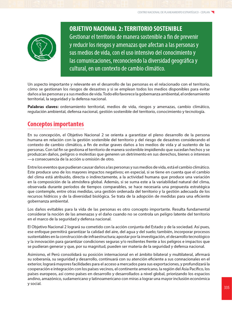 Peru - Plan Estrategico de Desarrollo Nacional Al 2050 - Removed | PDF ...