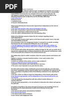 CIA Exam Sample Questions and Answers | PDF | Internal Audit | Audit