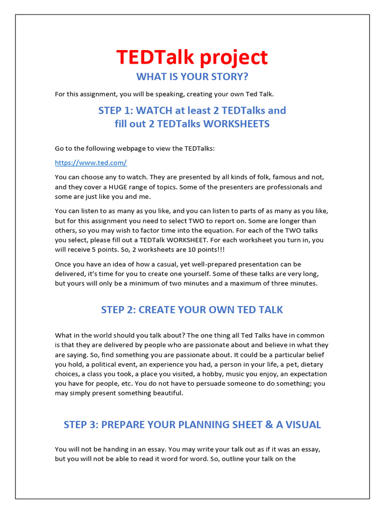 TEDTalk Project - Lisseth G | PDF | Procrastination | Professional Skills