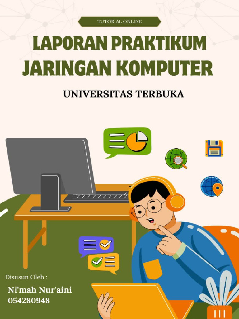 LAPORAN PRAKTIKUM - JARINGAN KOMPUTER - Universitas Terbuka | PDF