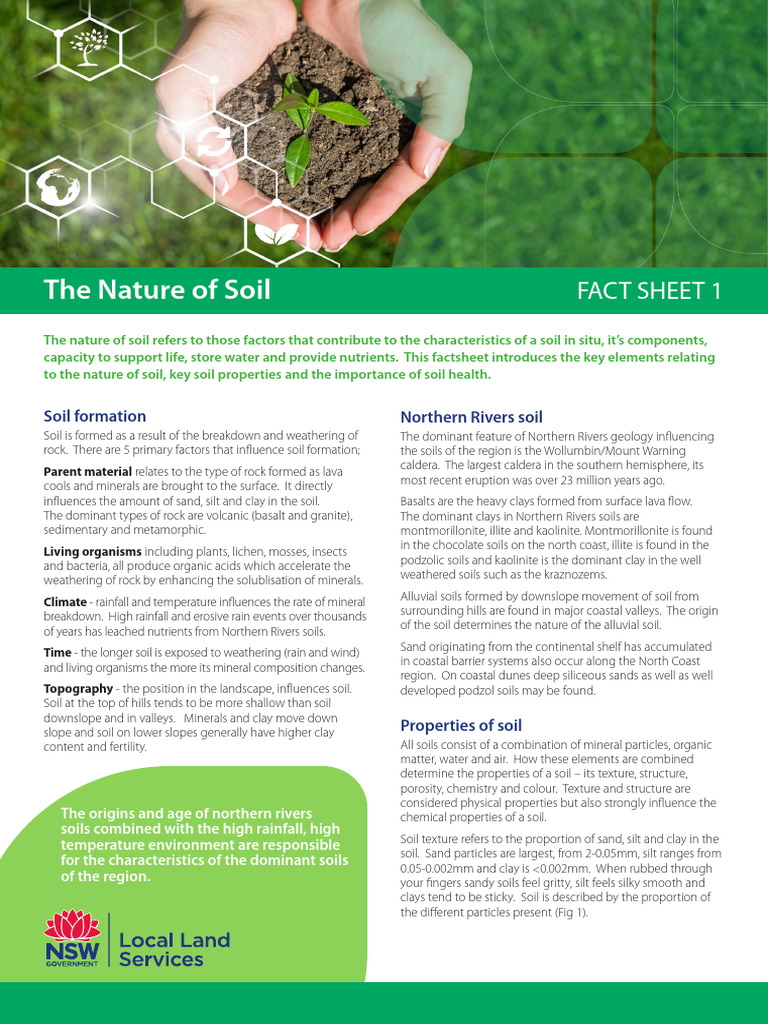 1 The Nature of Soil - FINAL | PDF | Soil | Rock (Geology)