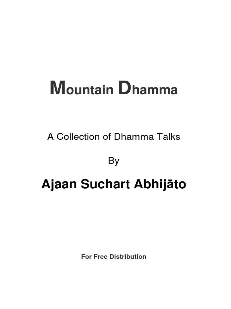 Understanding Dhamma and Contentment | PDF | Four Noble Truths ...