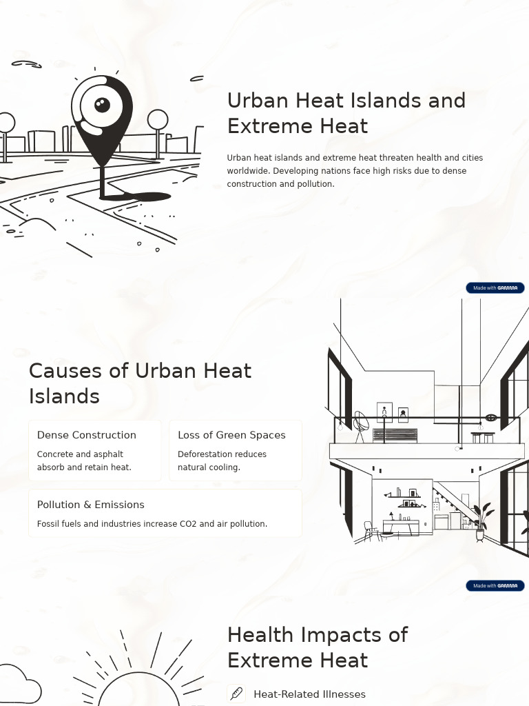 Urban Heat Islands and Extreme Heat | PDF | Sustainable Development ...