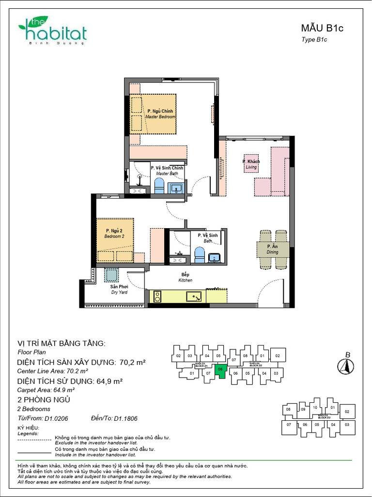 HBTP3 - LAYOUT UNIT - BLOCK D1 - 06 - B1c | PDF