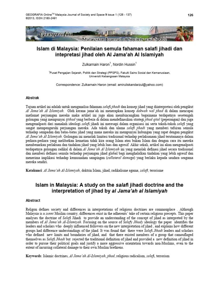 JEMAAH ISLAMI (Maizatul) | PDF