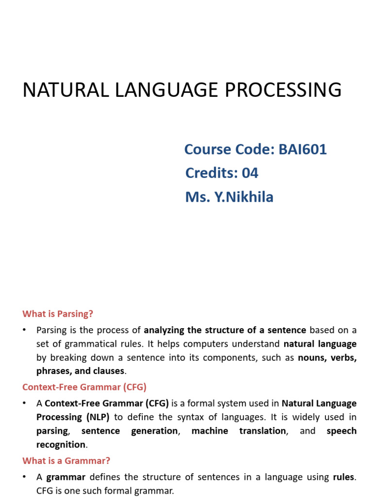 Module-2 ch-4 | PDF | Parsing | Phrase