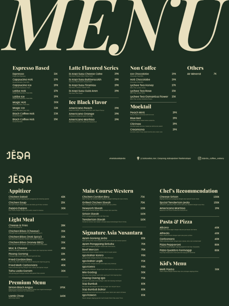 Menu Jeda PDF | PDF