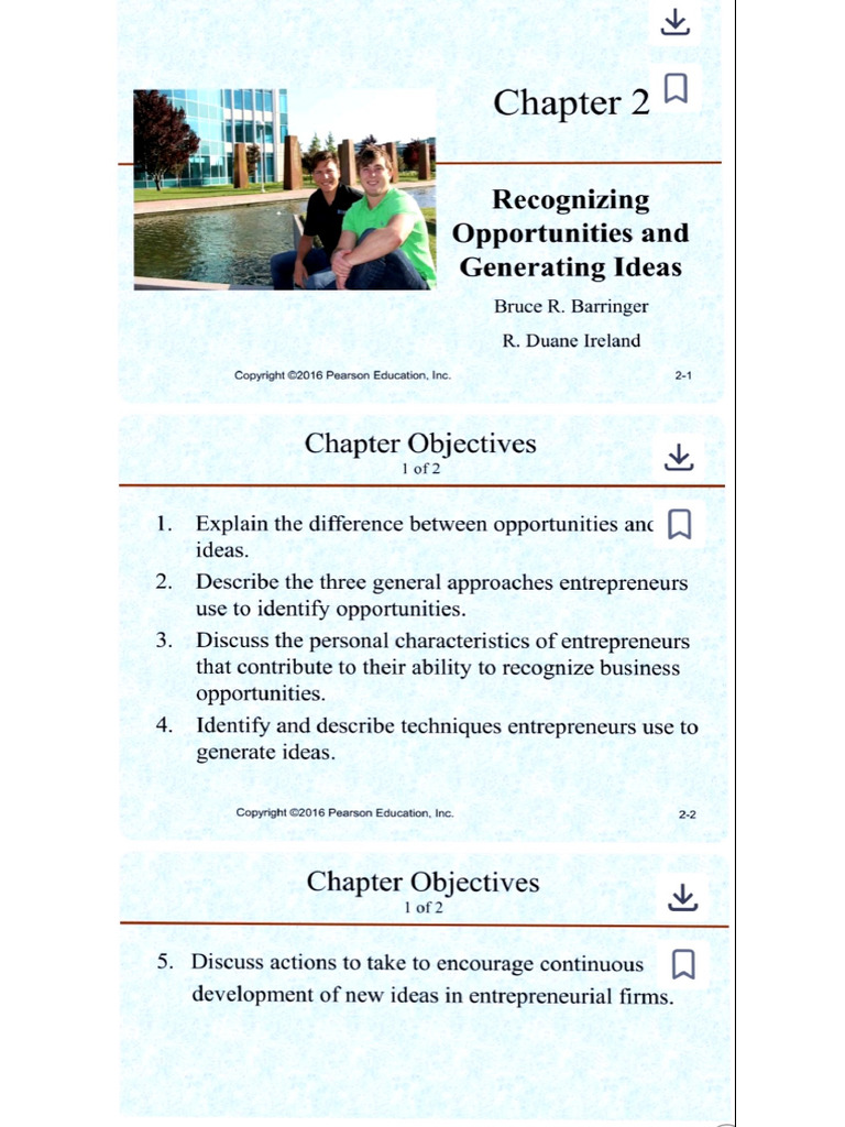 Opportunity Recognition & Generating Ideas | PDF