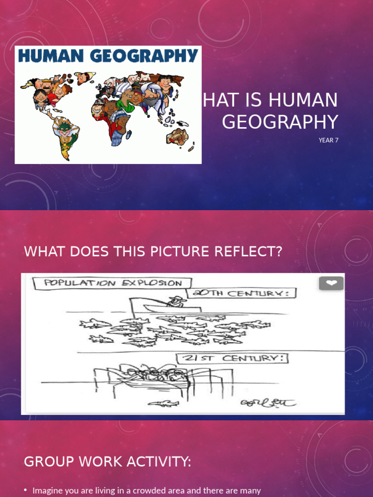 Year 7 - Geography - Week 2 (Human Geography) | PDF