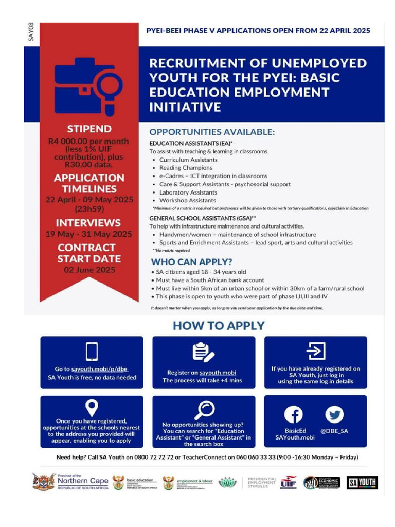 PEEi-BEEI PHASE V EDUCATION & GENERAL SCHOOL ASSISTANTS | PDF