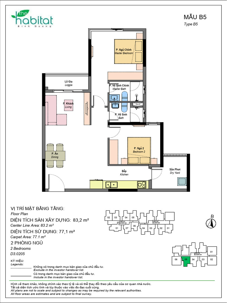 HBTP3 - LAYOUT UNIT - BLOCK D3 - 05 - B5 - Level 2 | PDF