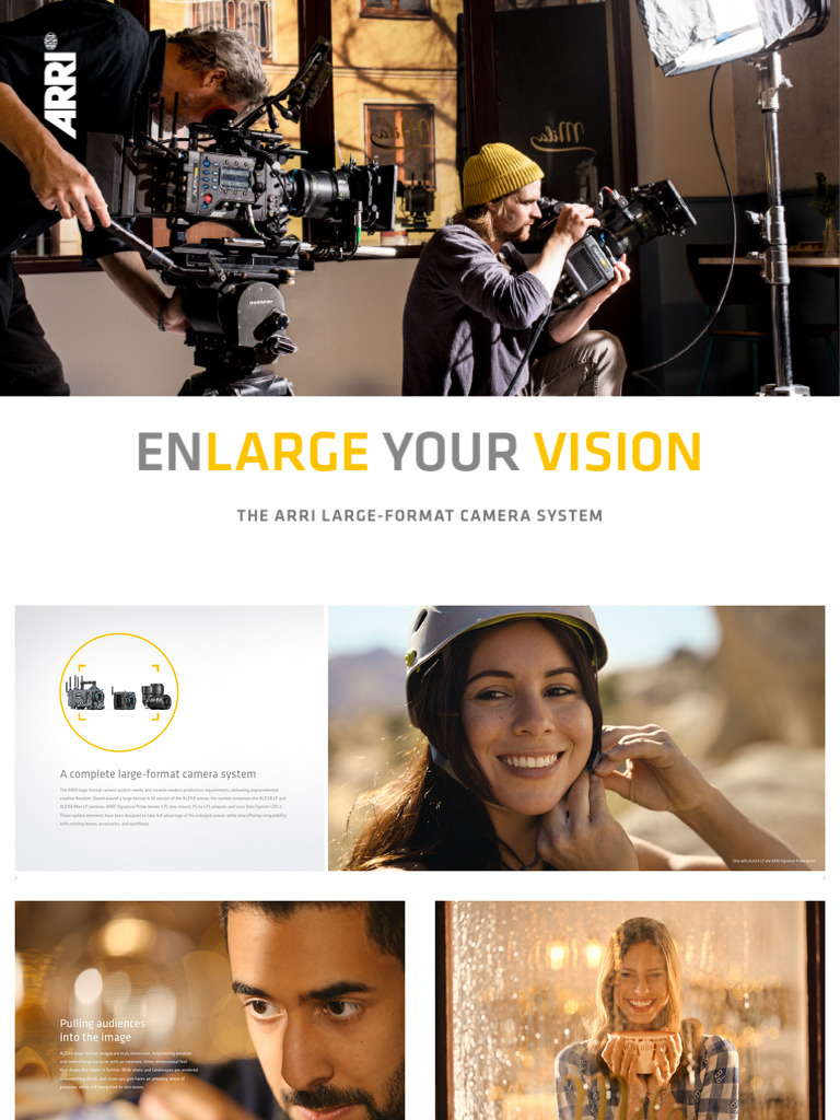 ARRI Large-Format Camera System Brochure | PDF | Camera | Camera Lens