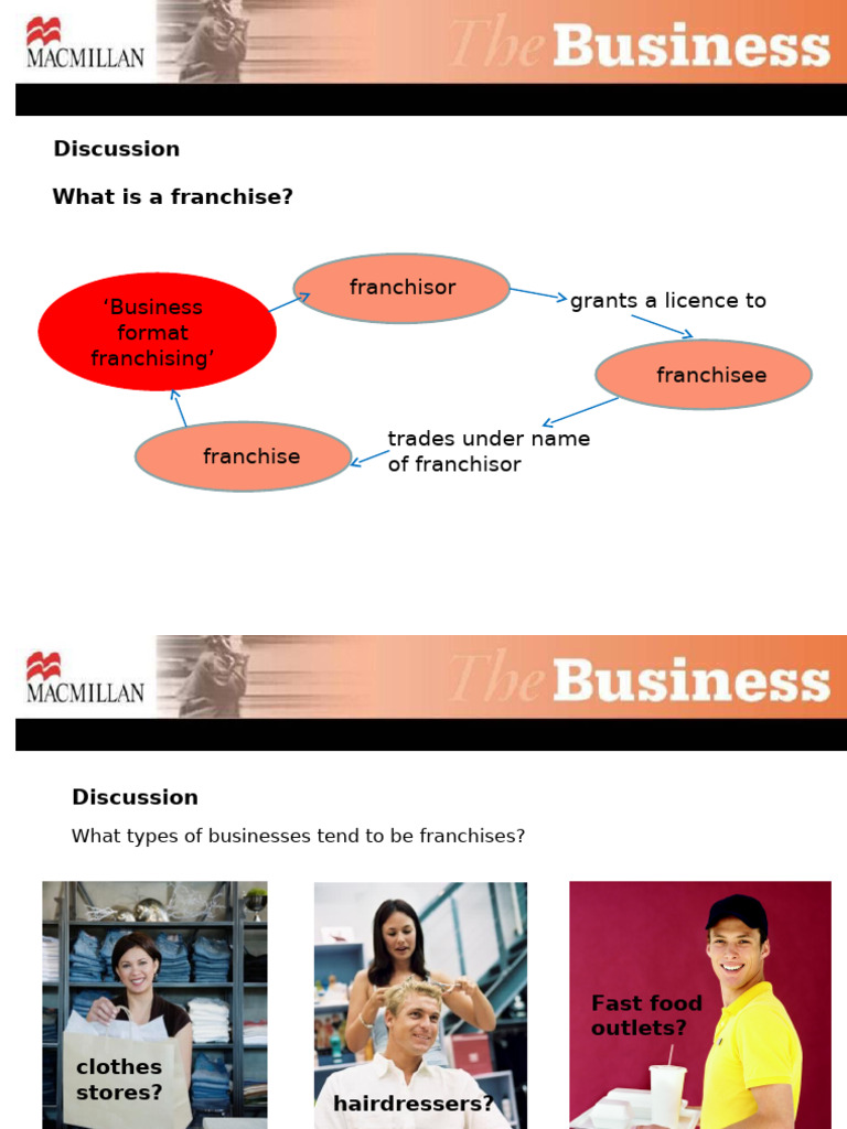 Presentation The Business Going Global Unit 8 | PDF | Franchising ...