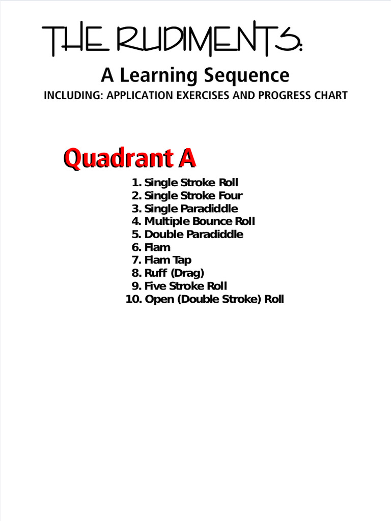 Dokumen - Tips Complete Snare Drum Rudiments | PDF | Drumming | Rhythm ...