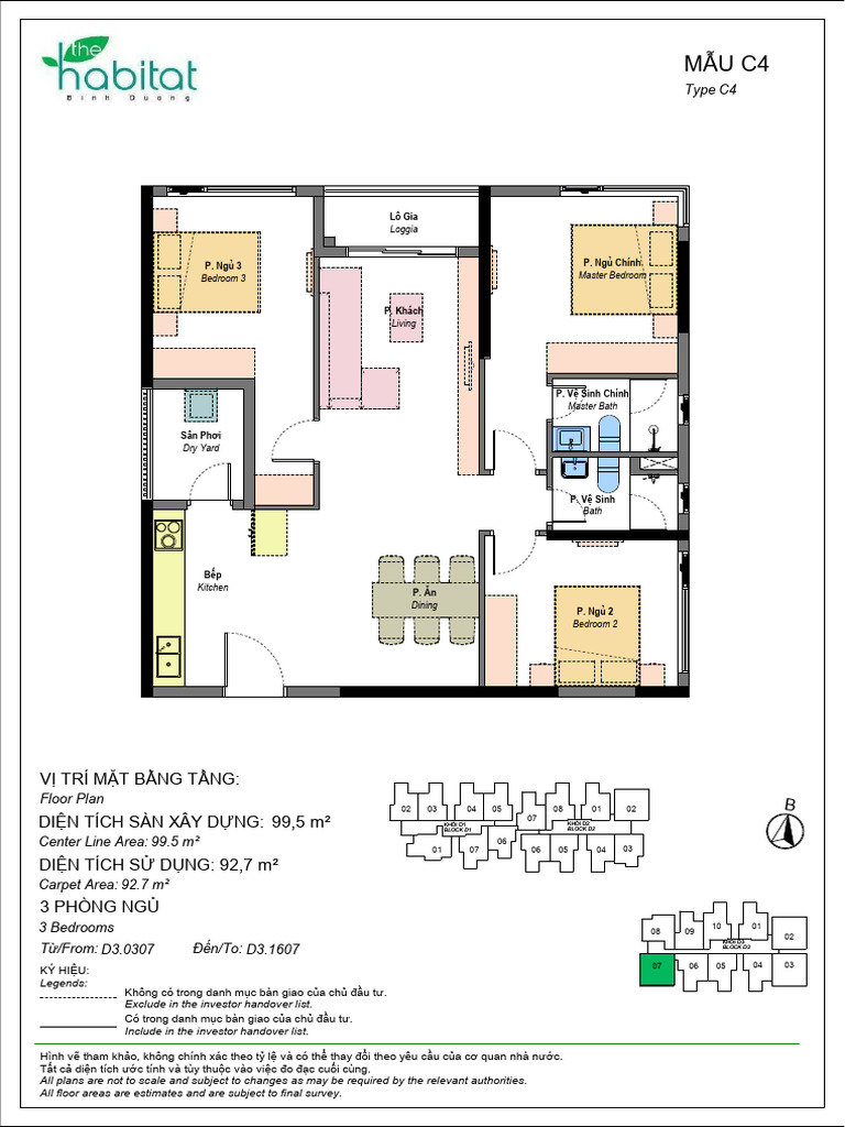 HBTP3 - Layout Unit - Block D3 - 07 - C4 | PDF