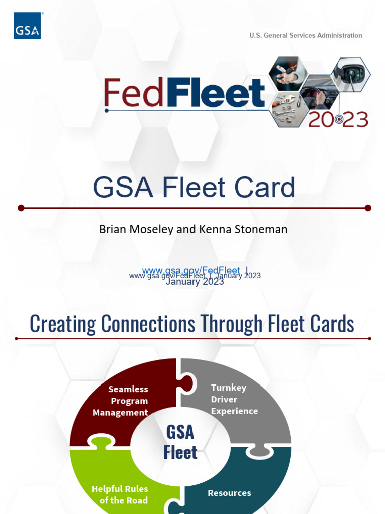 FedFleet 2023 Fleet Card 508 | PDF