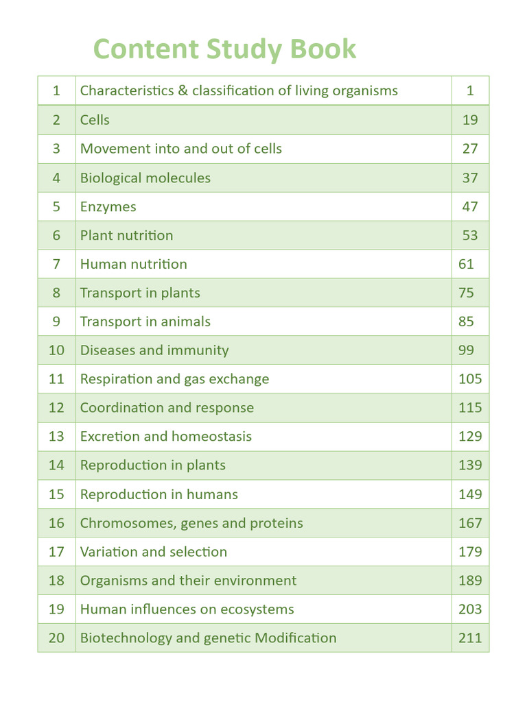 Comprehensive Biology Study Guide | PDF | Zygosity | Human Reproduction
