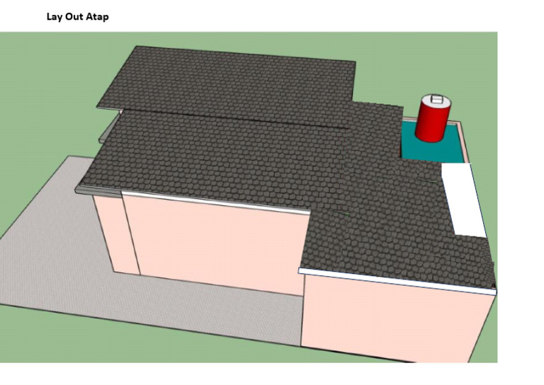 Lay Out Atap Dari Atas | PDF