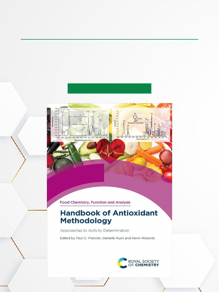 Handbook of Antioxidant Methodology Approaches To Activity ...