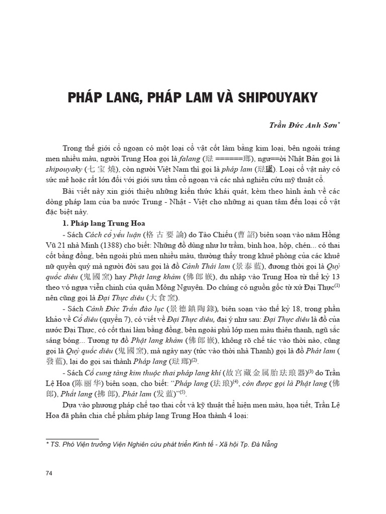 Tran Duc Anh Son - Phap Lang Phap Lam... | PDF