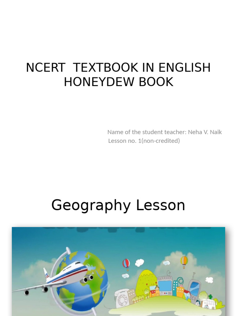 Geography Lesson Poem | PDF | Poetry