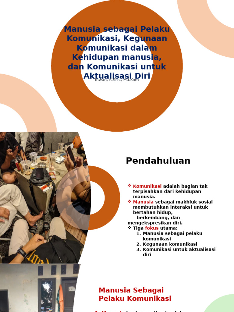 Sesi 3 Manusia Sebagai Pelaku Komunikasi, Kegunaan Komunikasi Dalam ...