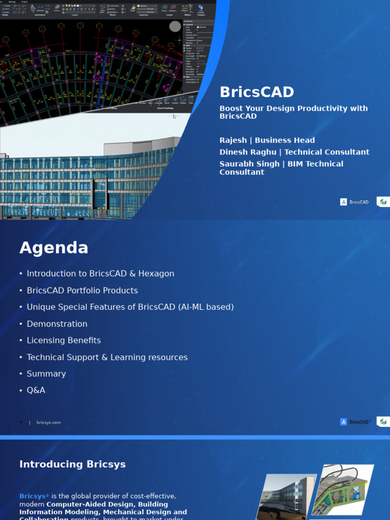 BricsCAD BIM Academy Overview | PDF | Computing | Software