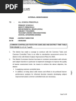 Alberta Grade 9 PAT Schedule 2024-2025 | PDF | Alberta | English Studies