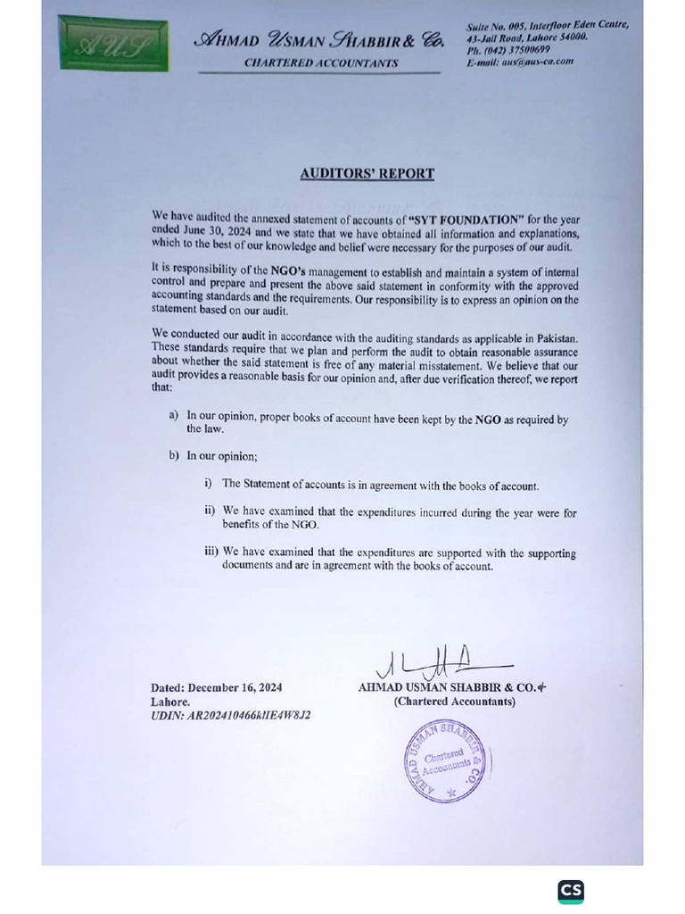 Syt Report 2024 | PDF