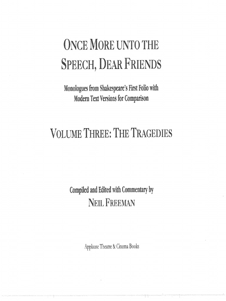 Shakespeare Three - Tragedies | PDF