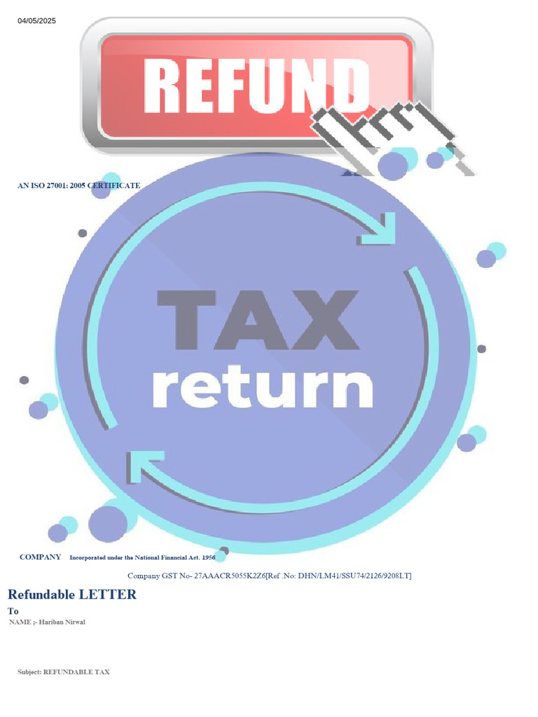 Refundable Amount PDF - 20250504 - 14464 | PDF