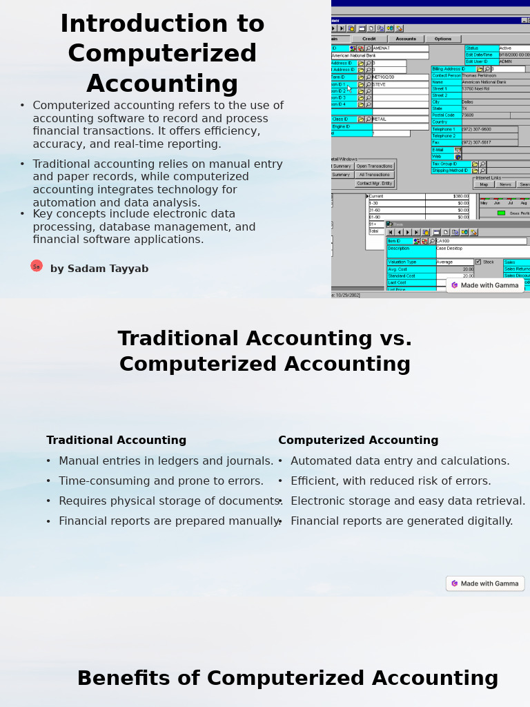 01 - Introduction To Computerized Accounting | PDF | Automation | Data