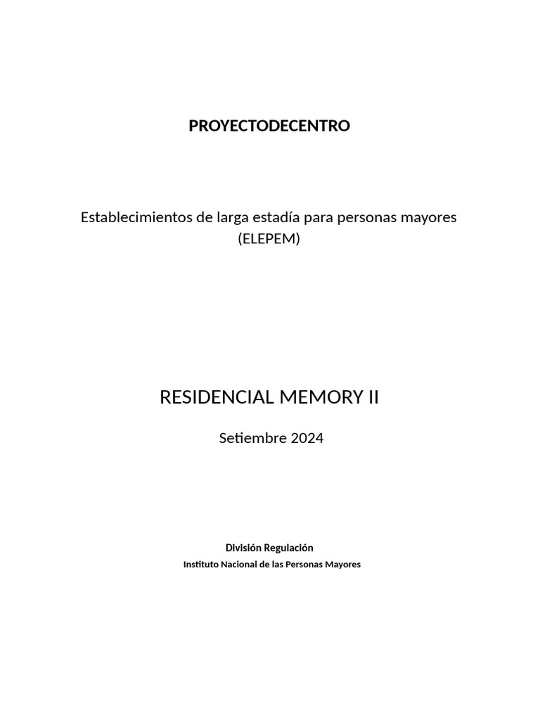 Proyecto Centro Memory II | PDF