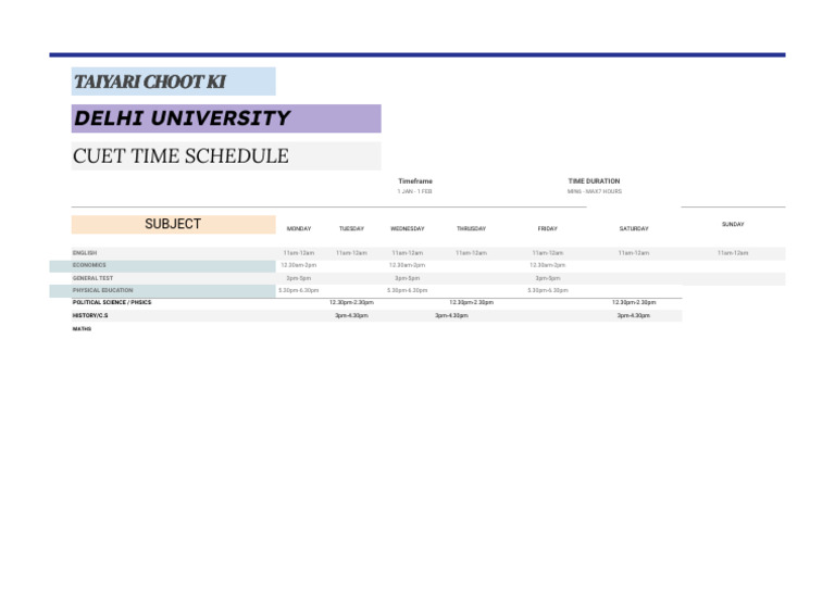Weekly Time Sheet - Time Sheet | PDF