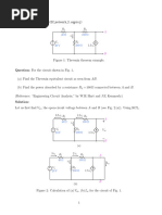 Thevenin's Theorem Problem Set | PDF | Electrical Circuits | Computer ...
