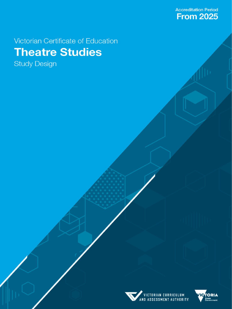VCE Theatre Studies Guide 2025 | PDF | Theatre | Copyright