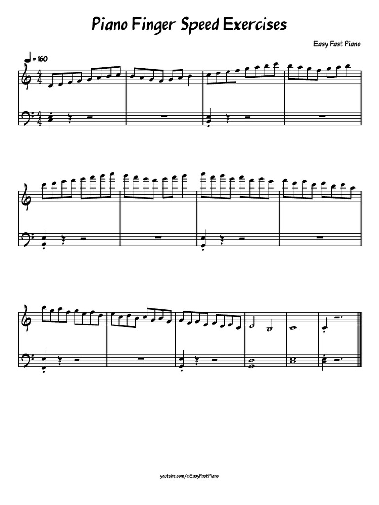 Speed Finger Exercises V2 | PDF