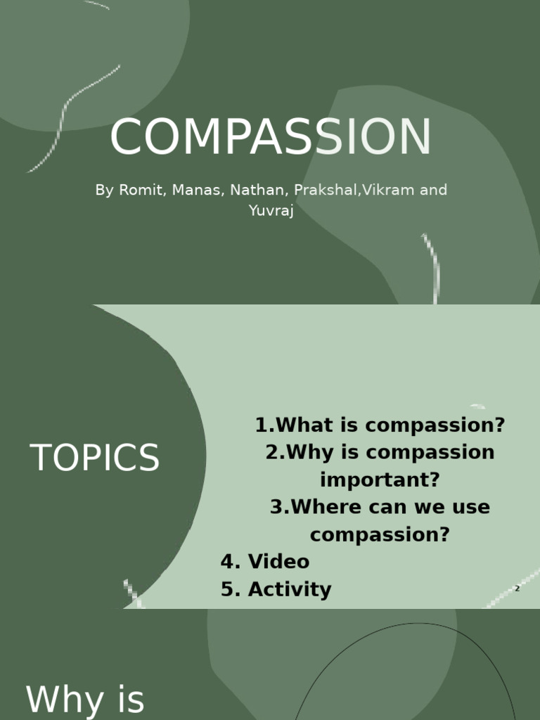 Green Blobs Basic Simple Presentation | PDF