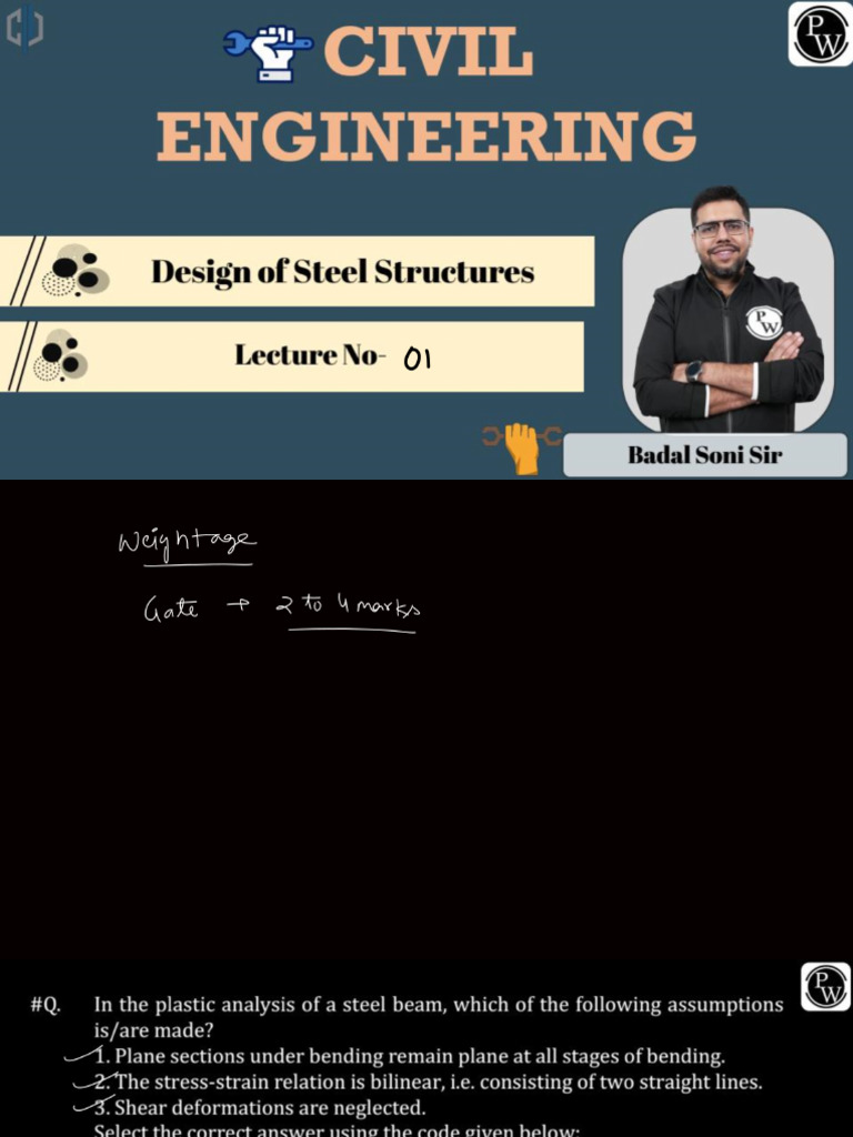 Steel 01 - Class Notes | PDF