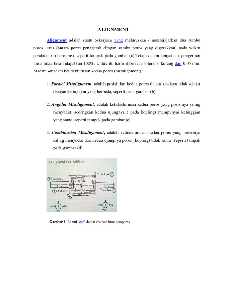 Alignment Pada Pompa | PDF | Teknologi & Rekayasa