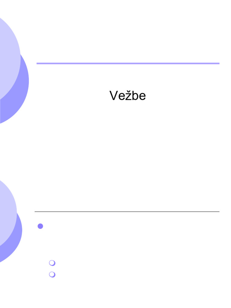 Vezbe ES - ED | PDF