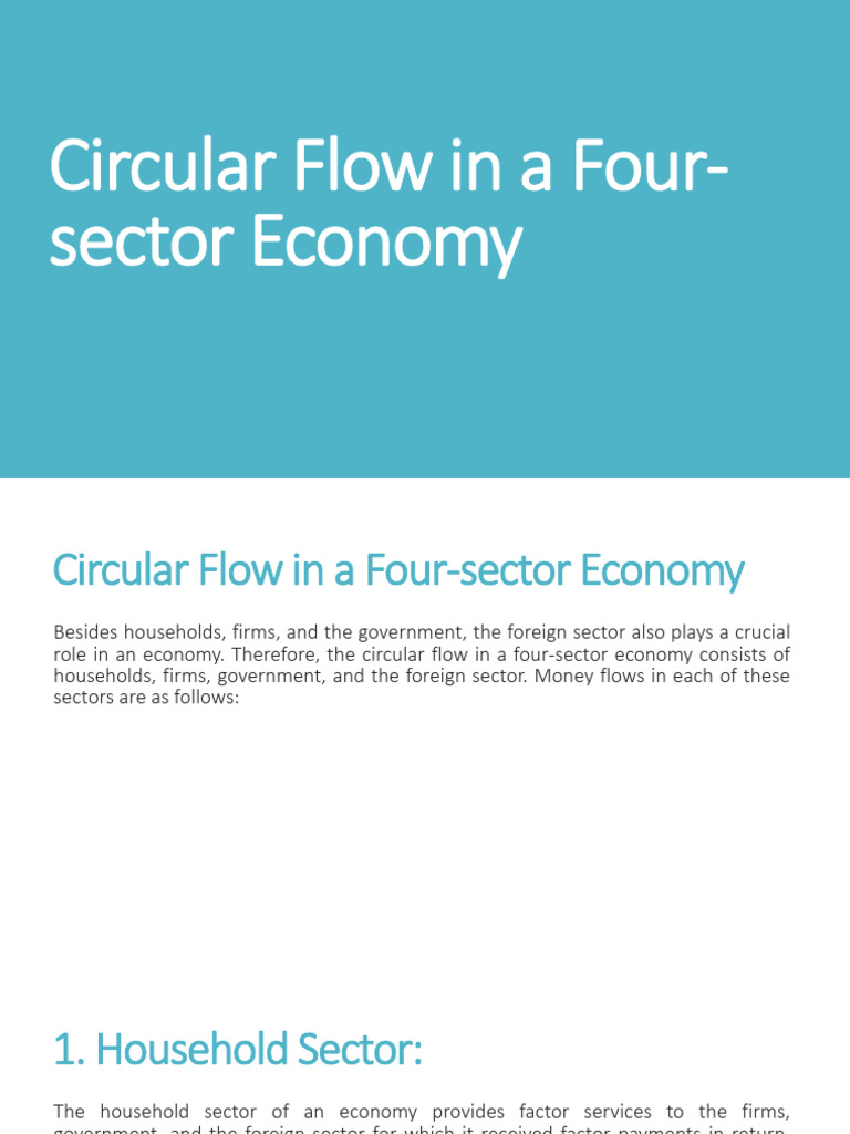 Circular Flow in A Four-Sector Economy | PDF