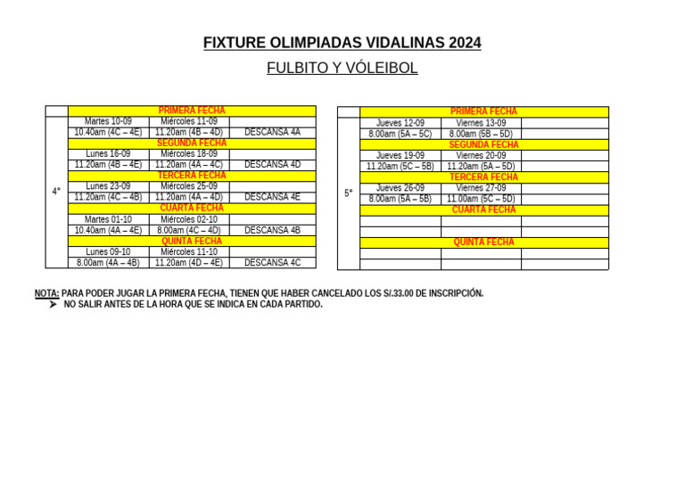 Fixture 4°, 5° | PDF