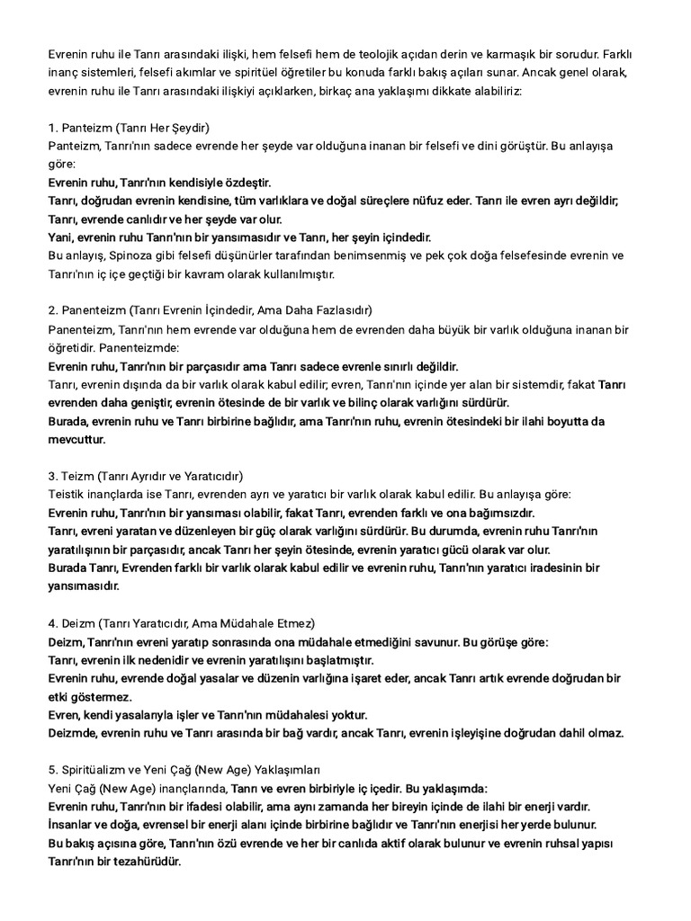 Evrenin ruhu ile Tanr_ aras_ndaki ili_ki | PDF